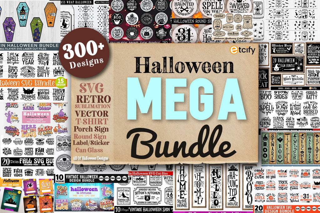 Halloween Mega bundle. 300+ designs - So Fontsy