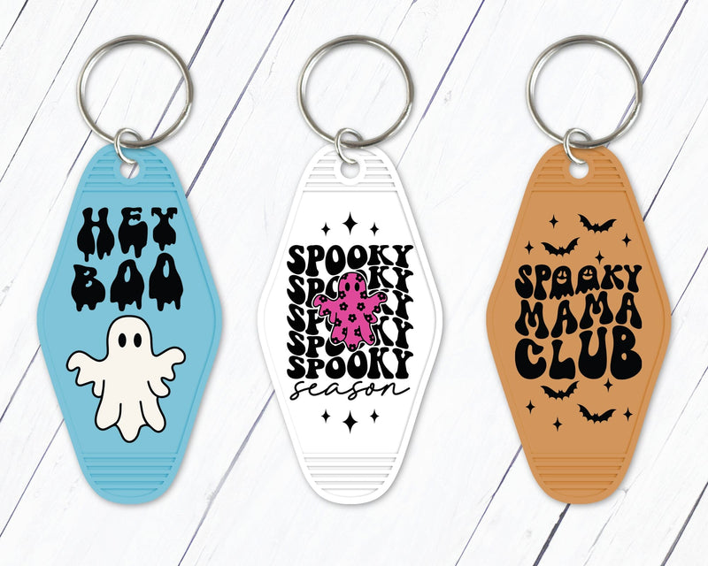 Halloween Motel Keychain SVG Bundle - Halloween SVG, Vintage Retro ...