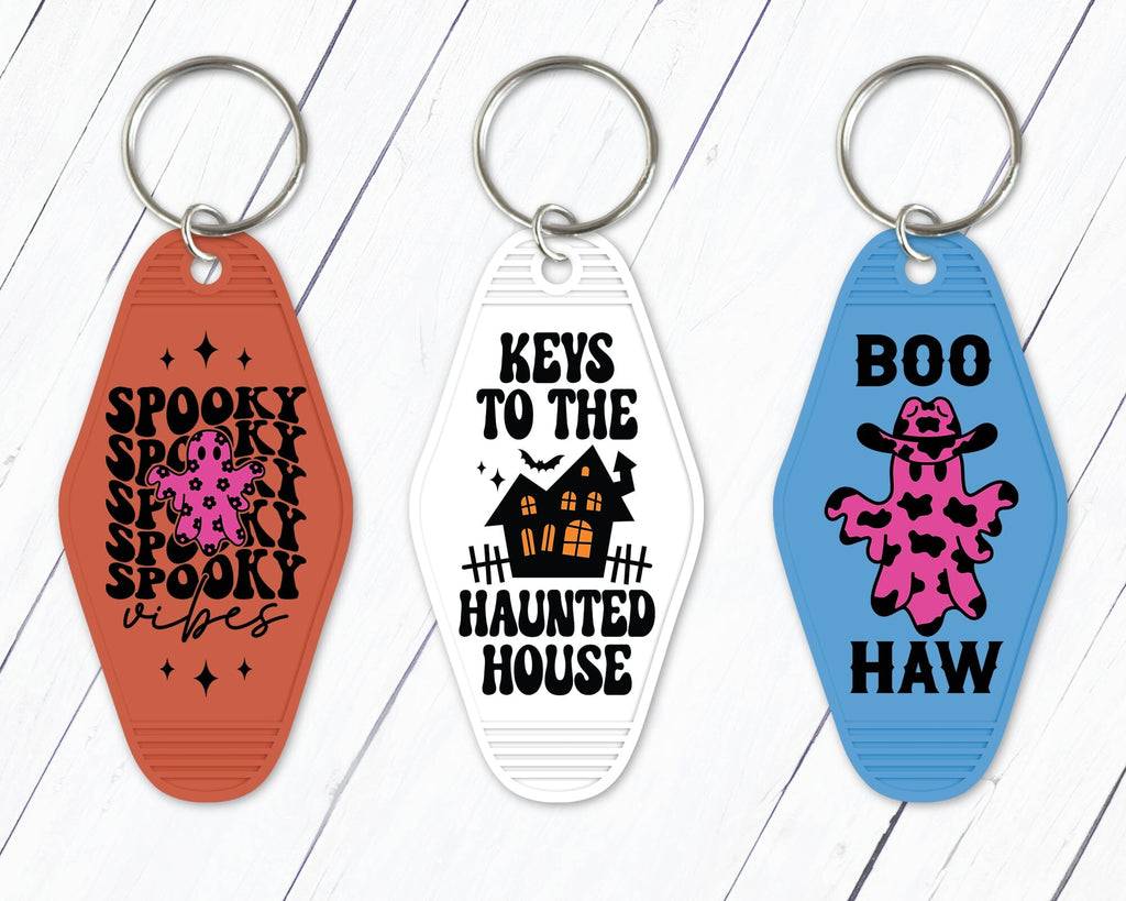 Halloween Motel Keychain SVG Bundle - Halloween SVG, Vintage Retro ...