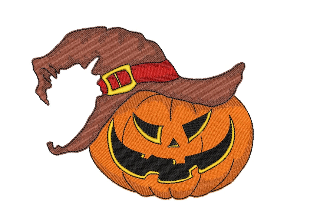 Halloween Pumpkin Embroidery Design - So Fontsy