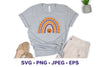 Halloween rainbow. Cute pumpkin rainbow. Halloween clipart - So Fontsy