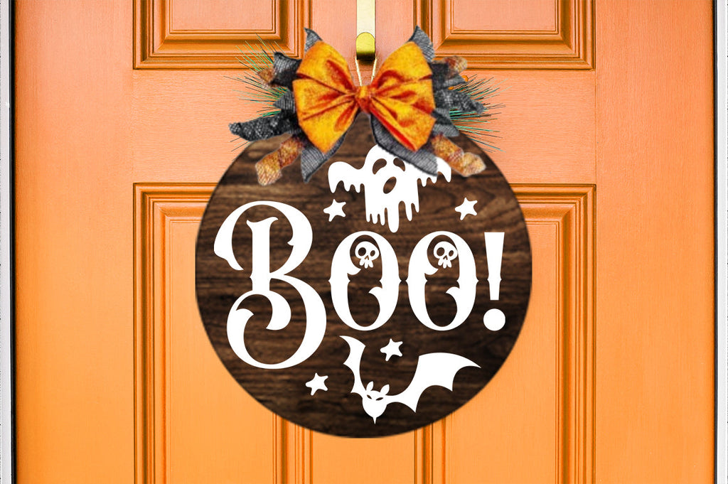 Halloween Round Signs Bundle - So Fontsy