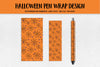 Halloween Spider Web Pen Wrap PNG. Sublimation or Waterslide - So Fontsy