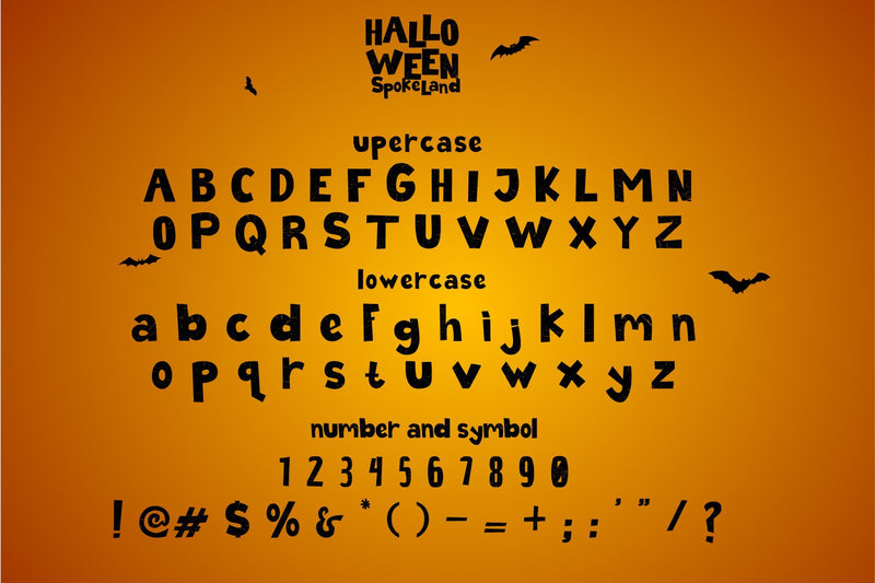 Halloween Spokeland - So Fontsy