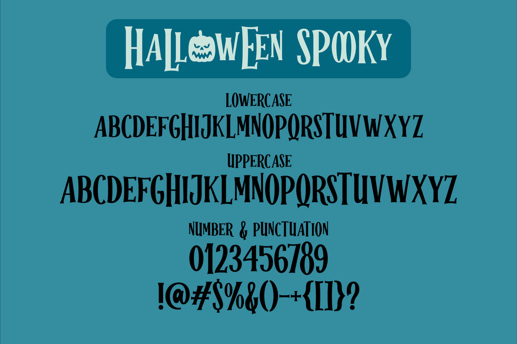 Halloween Spooky - Halloween Party Font - So Fontsy