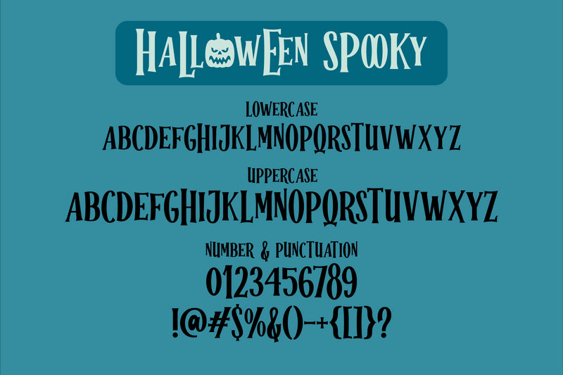 Halloween Spooky - Halloween Party Font - So Fontsy