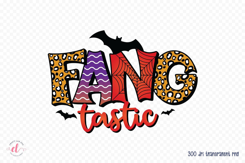 Halloween Sublimation Design | Fang-Tastic - So Fontsy