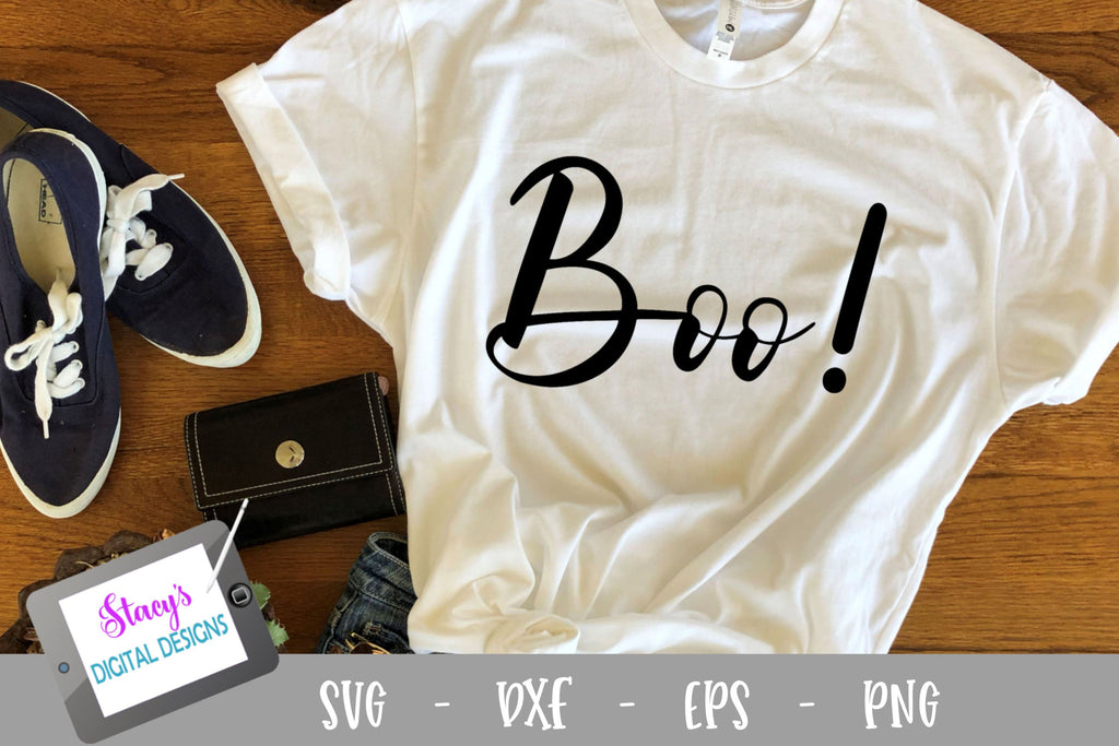 Halloween SVG - Boo! SVG File - So Fontsy