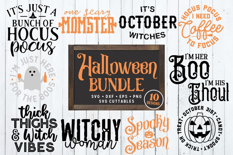 Halloween svg Bundle 3 - svg - dxf - eps - png - Halloween Shirt svg ...