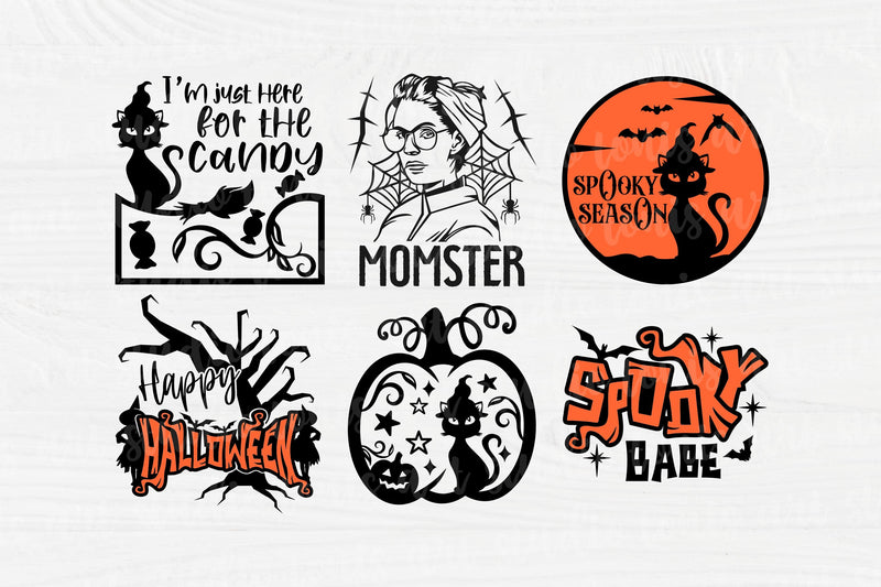 Halloween SVG Bundle - Halloween Svg - Pumpkin Svg - Witch Svg - Ghost ...