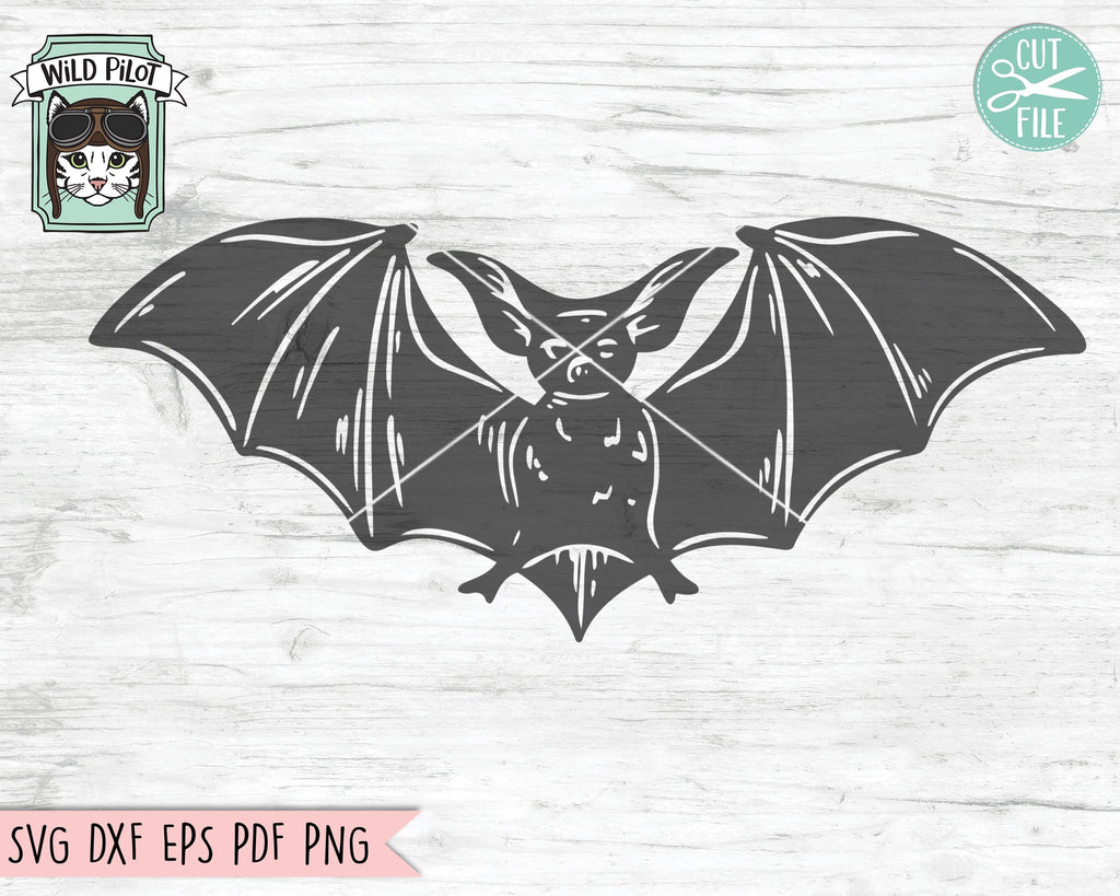 Halloween SVG File, Bat SVG File, Halloween Cut file, Bat Cut File ...