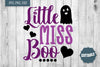 Halloween SVG for kids, Little miss boo cut file, Halloween kids cut ...