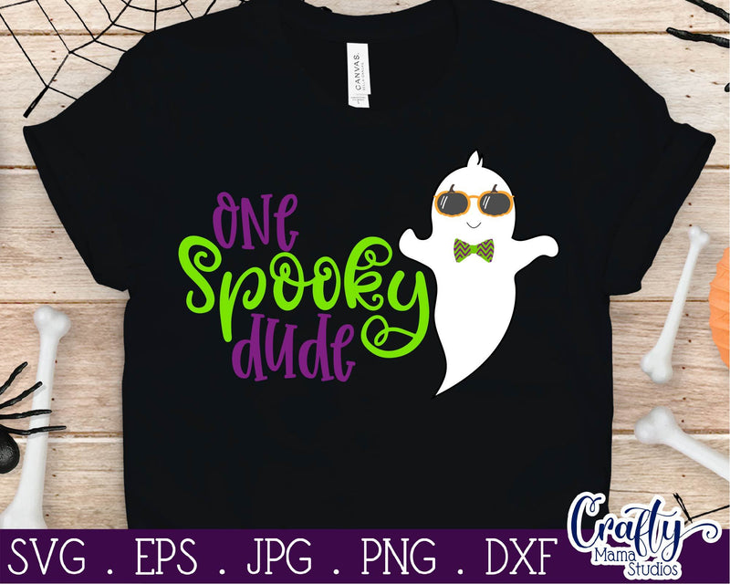 Halloween SVG, Ghost Svg, One Spooky Dude, Spooky Svg - So Fontsy