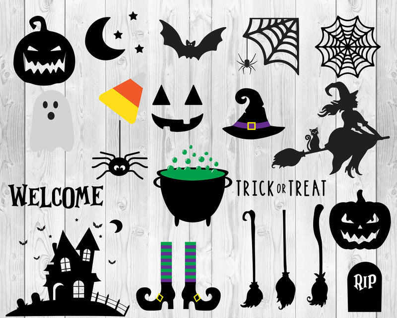 Halloween SVG | Halloween Clipart | Witch SVG | Ghost SVG | Pumpkin sv ...