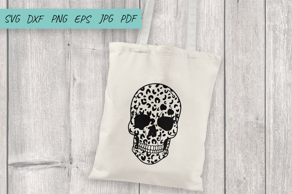 Halloween SVG, Skull SVG, Leopard Skull SVG Bundle - So Fontsy