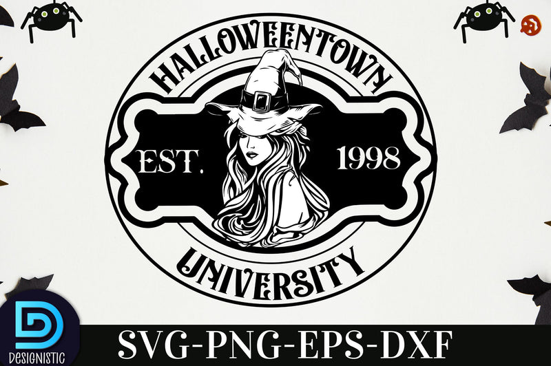 Halloween ton university EST. 1998, Halloween SVG Design - So Fontsy