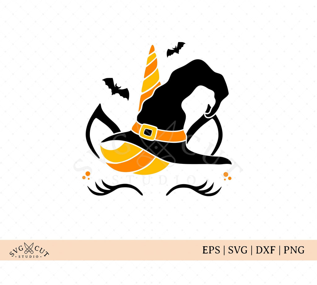 Halloween Unicorn SVG Cut Files - So Fontsy