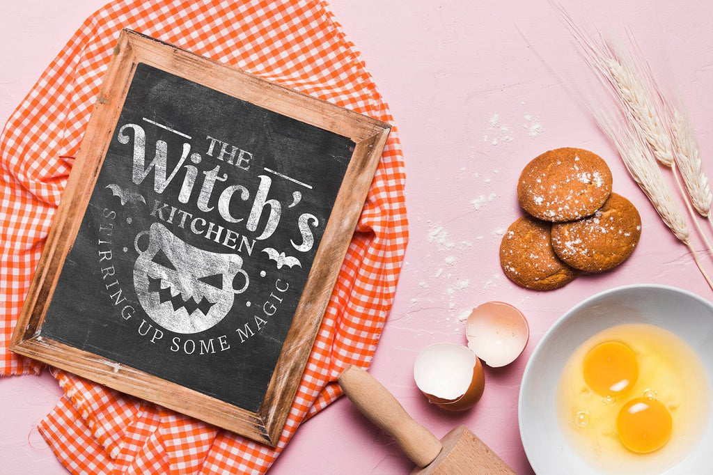 Halloween Witch's Kitchen Sign SVG - So Fontsy