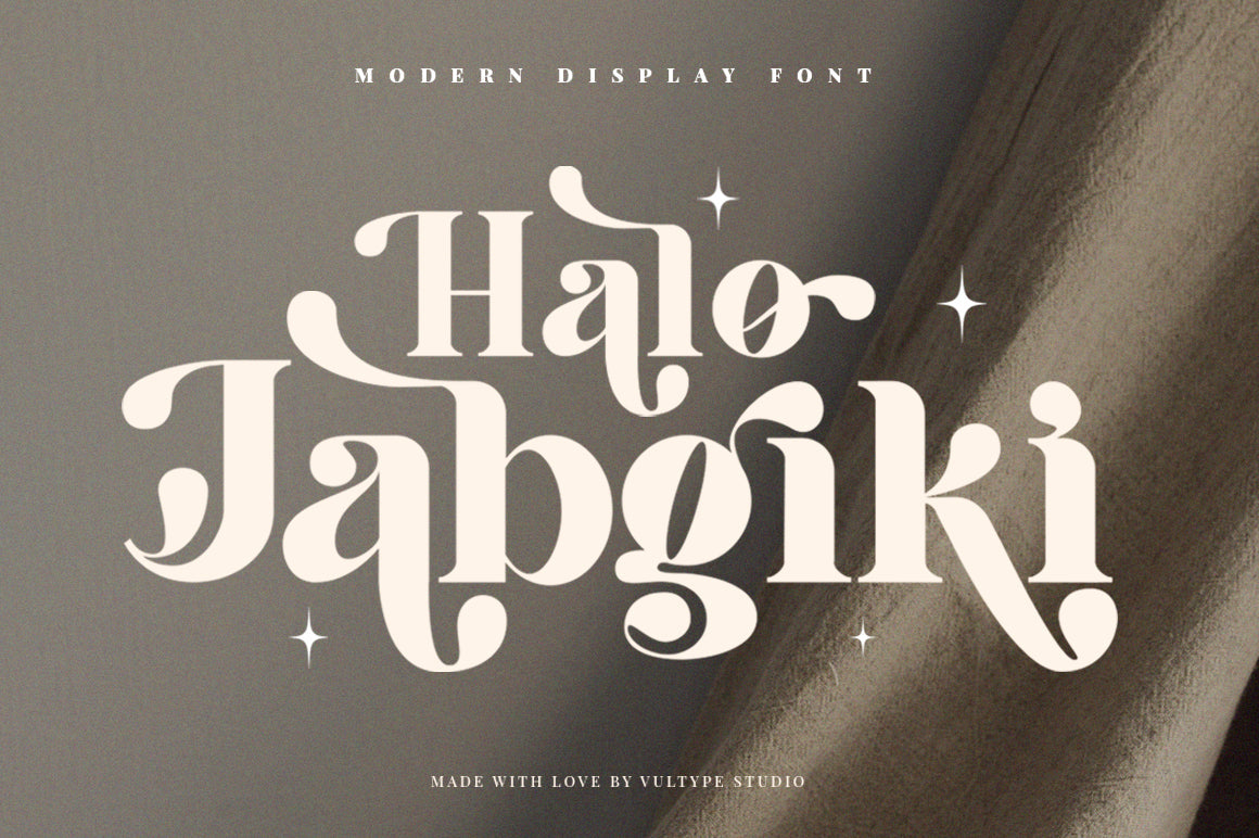 Halo Jabgiki Font - So Fontsy