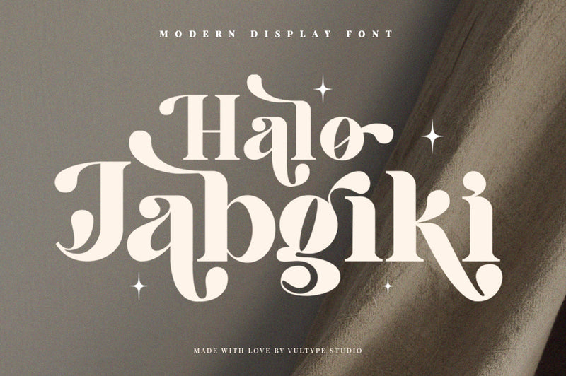 Halo Jabgiki Font - So Fontsy