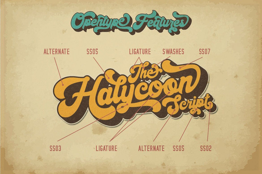 Halycoon Script - So Fontsy
