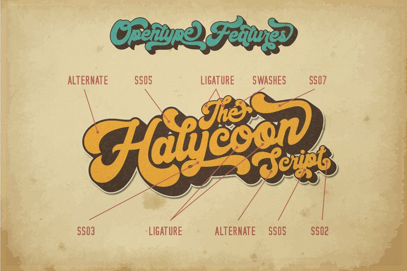 Halycoon Script - So Fontsy