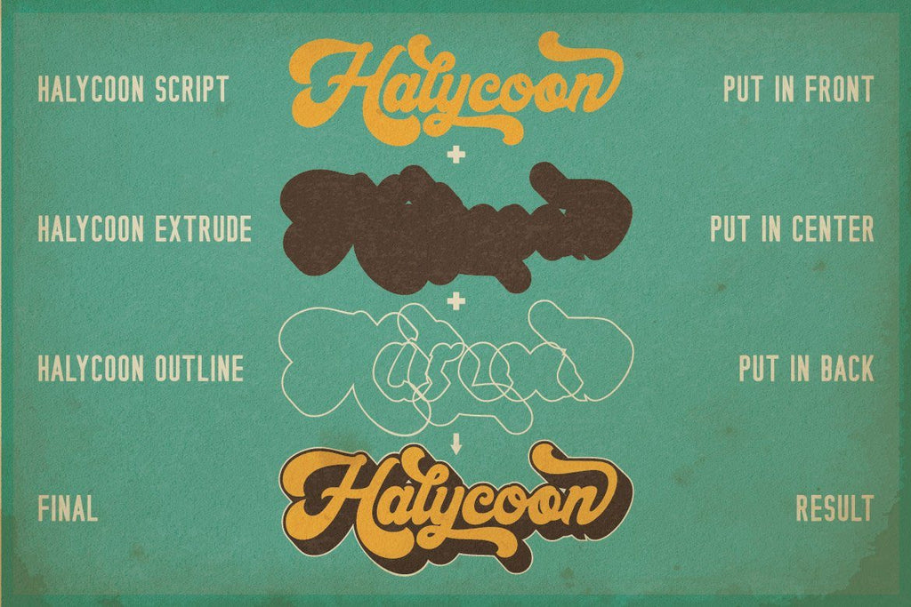 Halycoon Script - So Fontsy