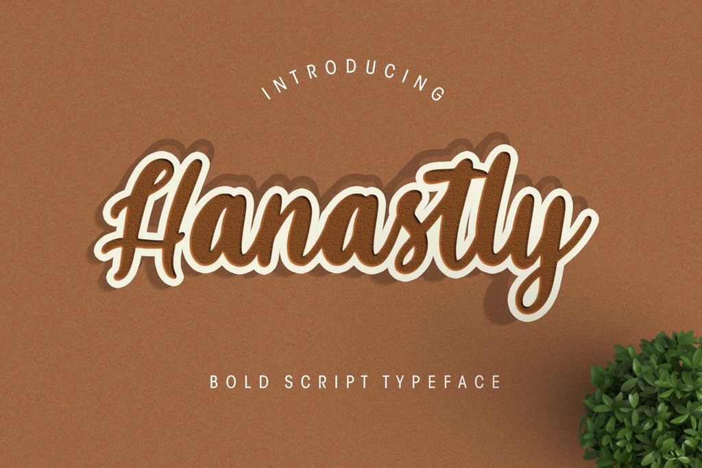 Hanastly Bold Script - So Fontsy