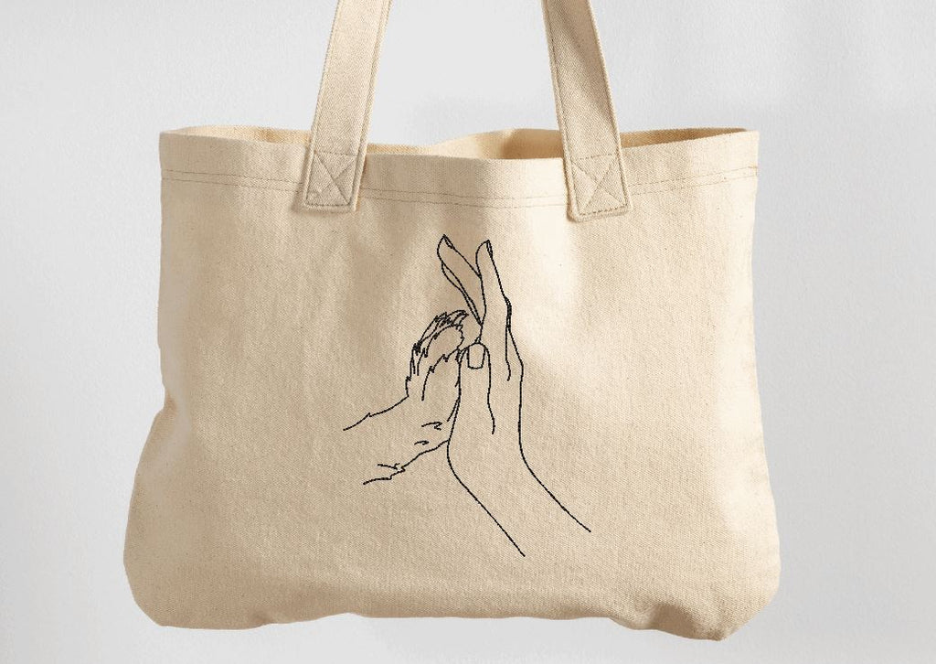 Hand and Dog's Paw Machine Embroidery Design - So Fontsy