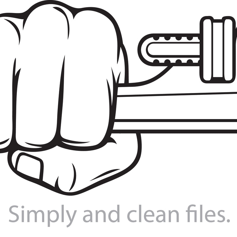 Hand holding plumber pipe wrench. Cut files for Cricut. Clip Art (eps ...