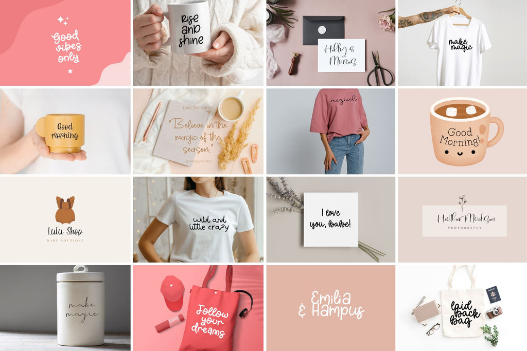 Hand-Lettered Bundle 100+ Fonts Included - So Fontsy