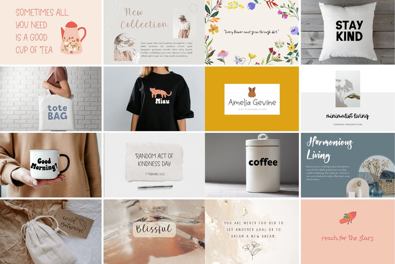 Hand-Lettered Bundle 100+ Fonts Included - So Fontsy