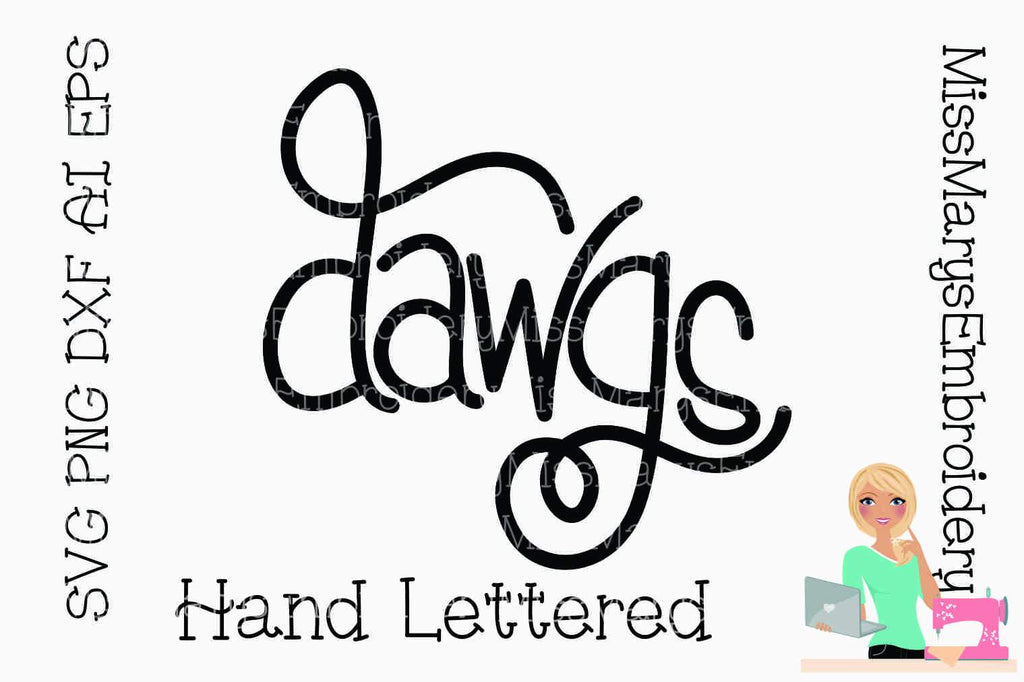 Hand Lettered Dawgs - So Fontsy