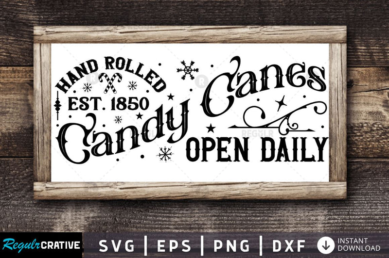 Hand rolled est 1850 SVG - So Fontsy