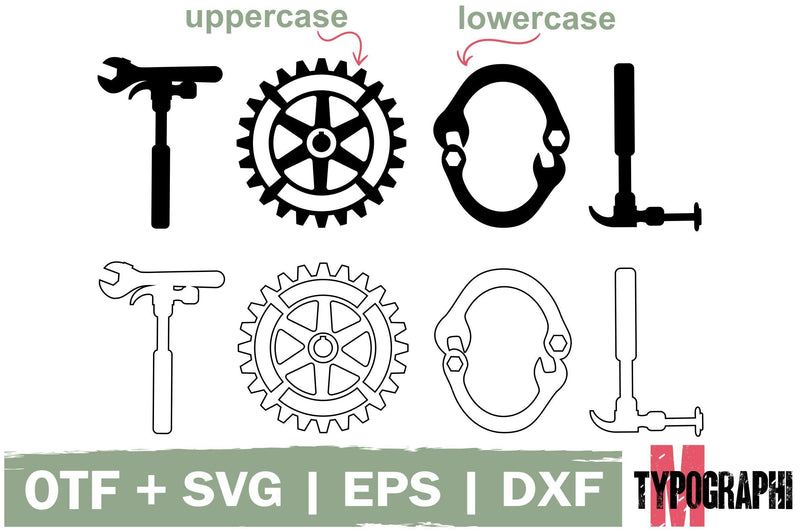 Hand Tool Font - So Fontsy