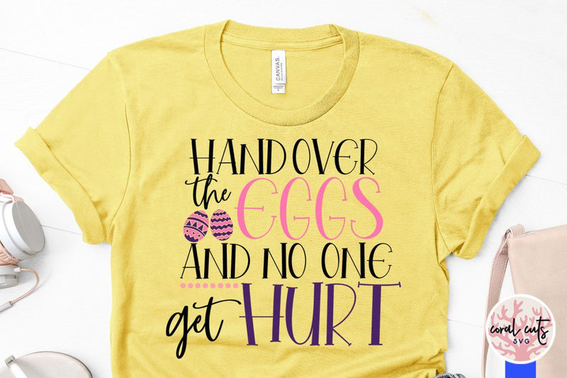Handover the eggs – Easter SVG EPS DXF PNG Cutting Files - So Fontsy