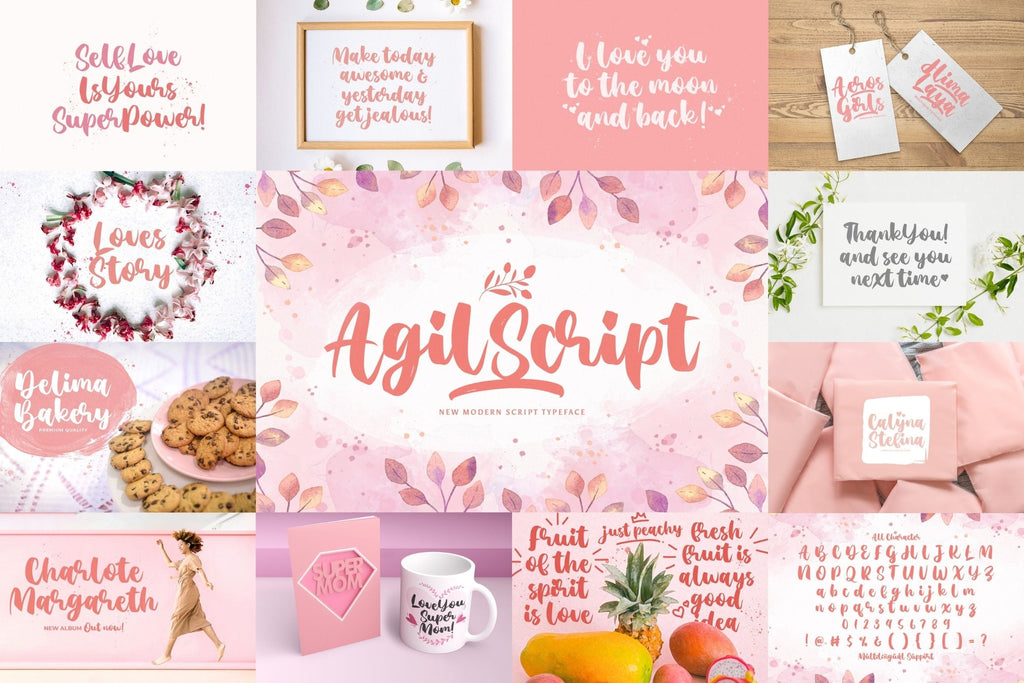 Handwritten Font Bundle Vol 1 - So Fontsy