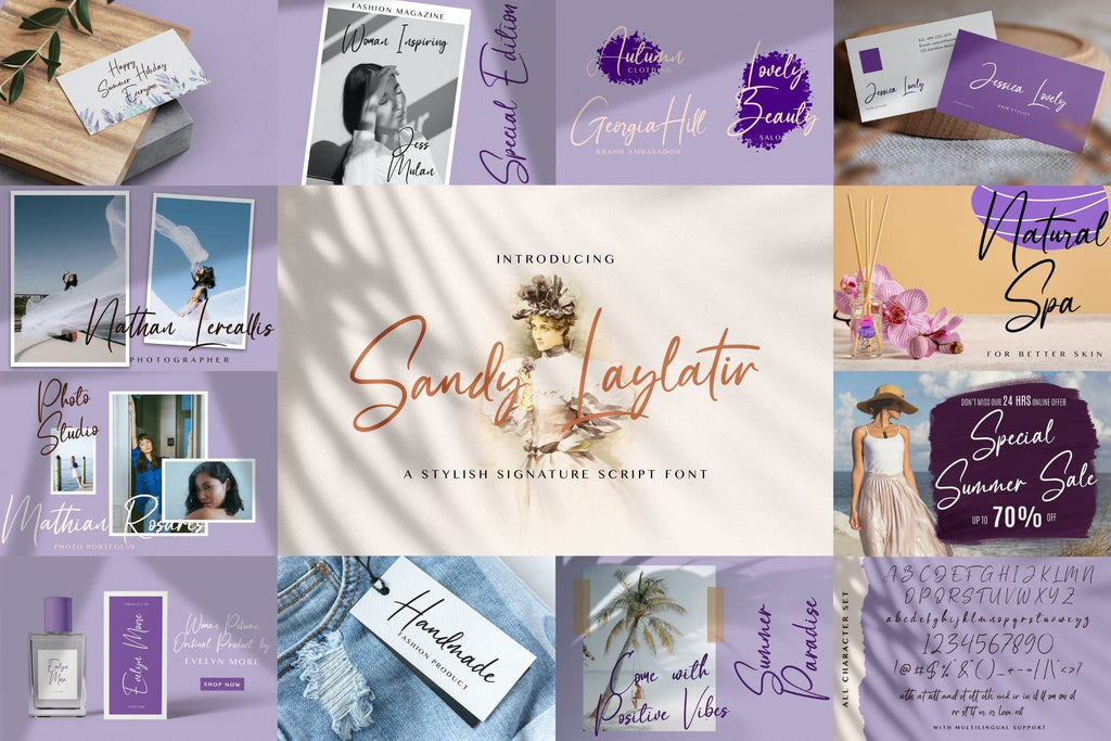 Handwritten Font Bundle Vol 4 - So Fontsy
