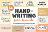 Handwritting 50 Font bundle - Best Seller - So Fontsy