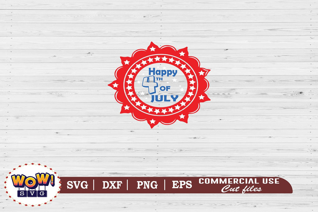 Happy 4th of July Mandala svg png dxf, 4th of July svg, America svg ...