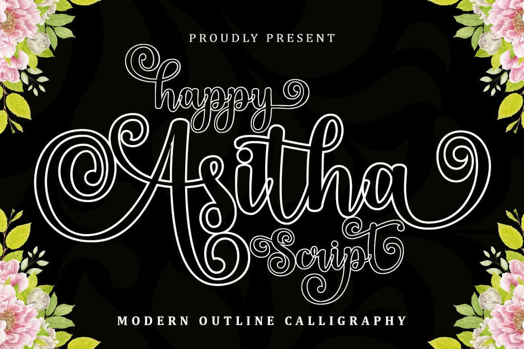 Happy Asitha Script - So Fontsy