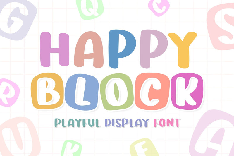 Happy Block - So Fontsy