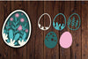 Happy Easter 3d layered svg bundle Easter egg - So Fontsy
