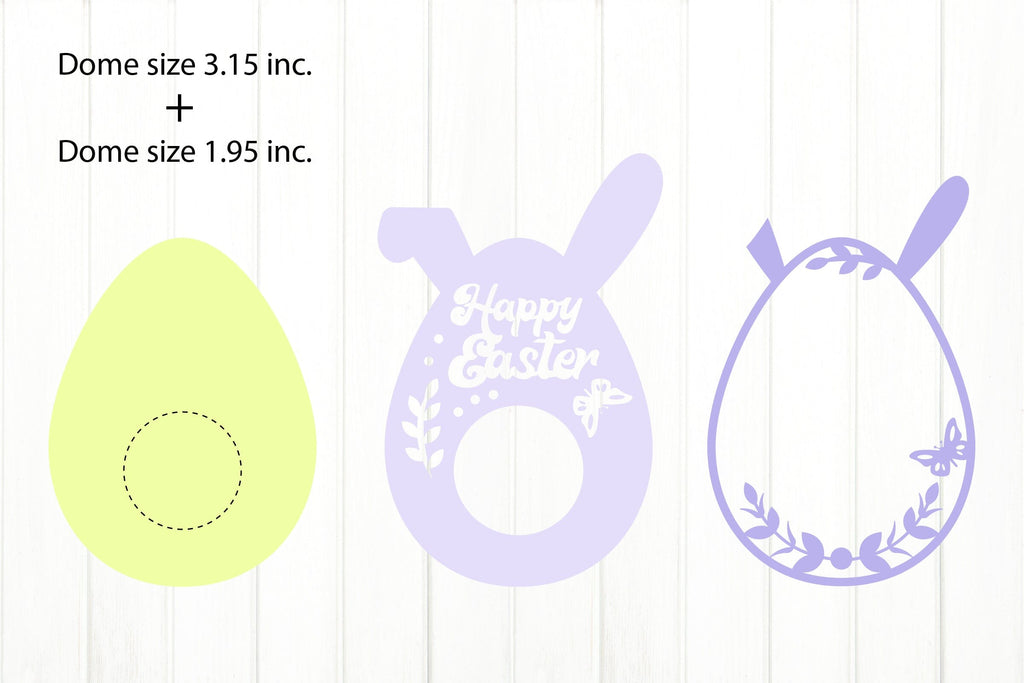 Happy Easter Candy Dome SVG. Egg Candy Dome SVG - So Fontsy