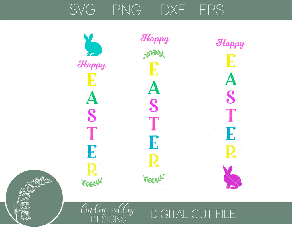 Happy Easter Mini Bundle Porch Signs SVG|Easter Mini Bundle - So Fontsy