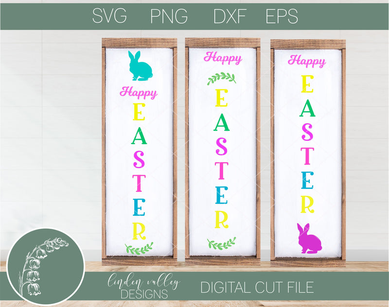 Happy Easter Mini Bundle Porch Signs SVG|Easter Mini Bundle - So Fontsy
