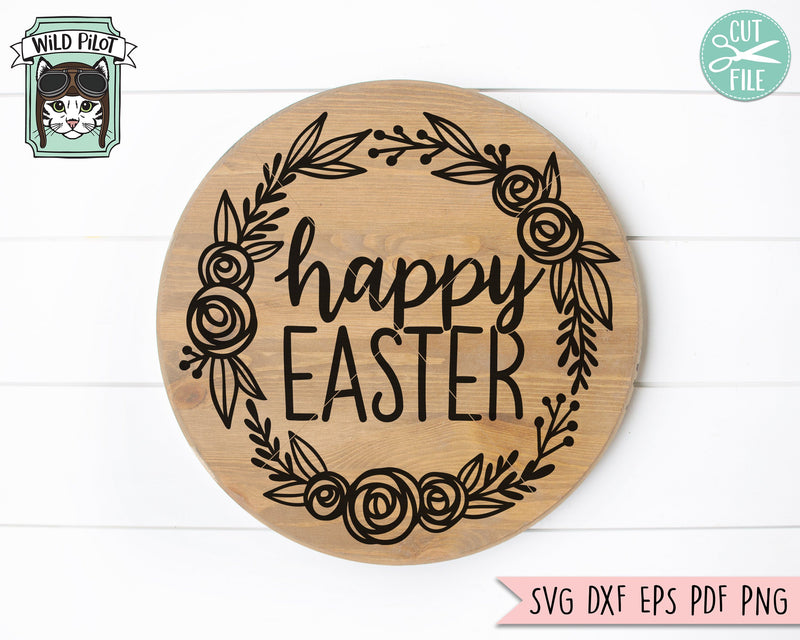 Happy Easter SVG, Happy Easter sign SVG File, Happy Easter Cut File ...