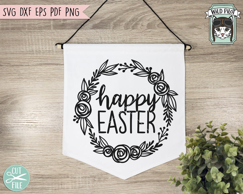 Happy Easter SVG, Happy Easter sign SVG File, Happy Easter Cut File ...