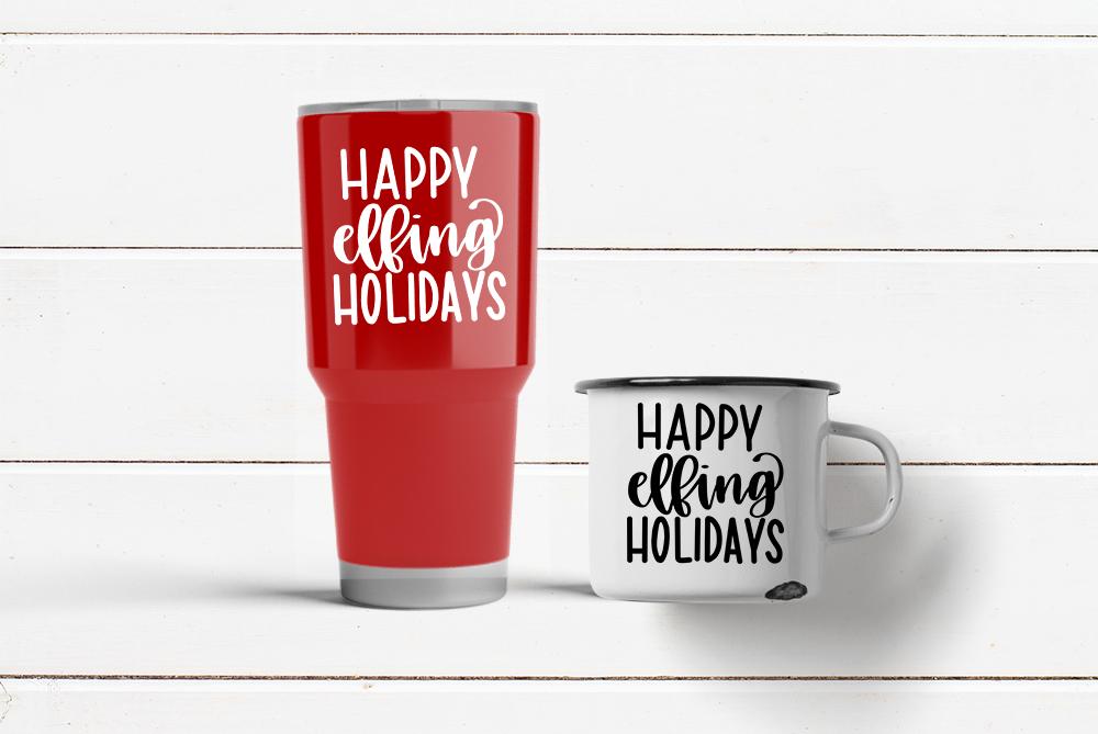 Happy Elfing Holidays - So Fontsy