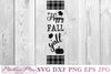 Happy Fall Y'all, Fall Vertical Sign SVG - So Fontsy